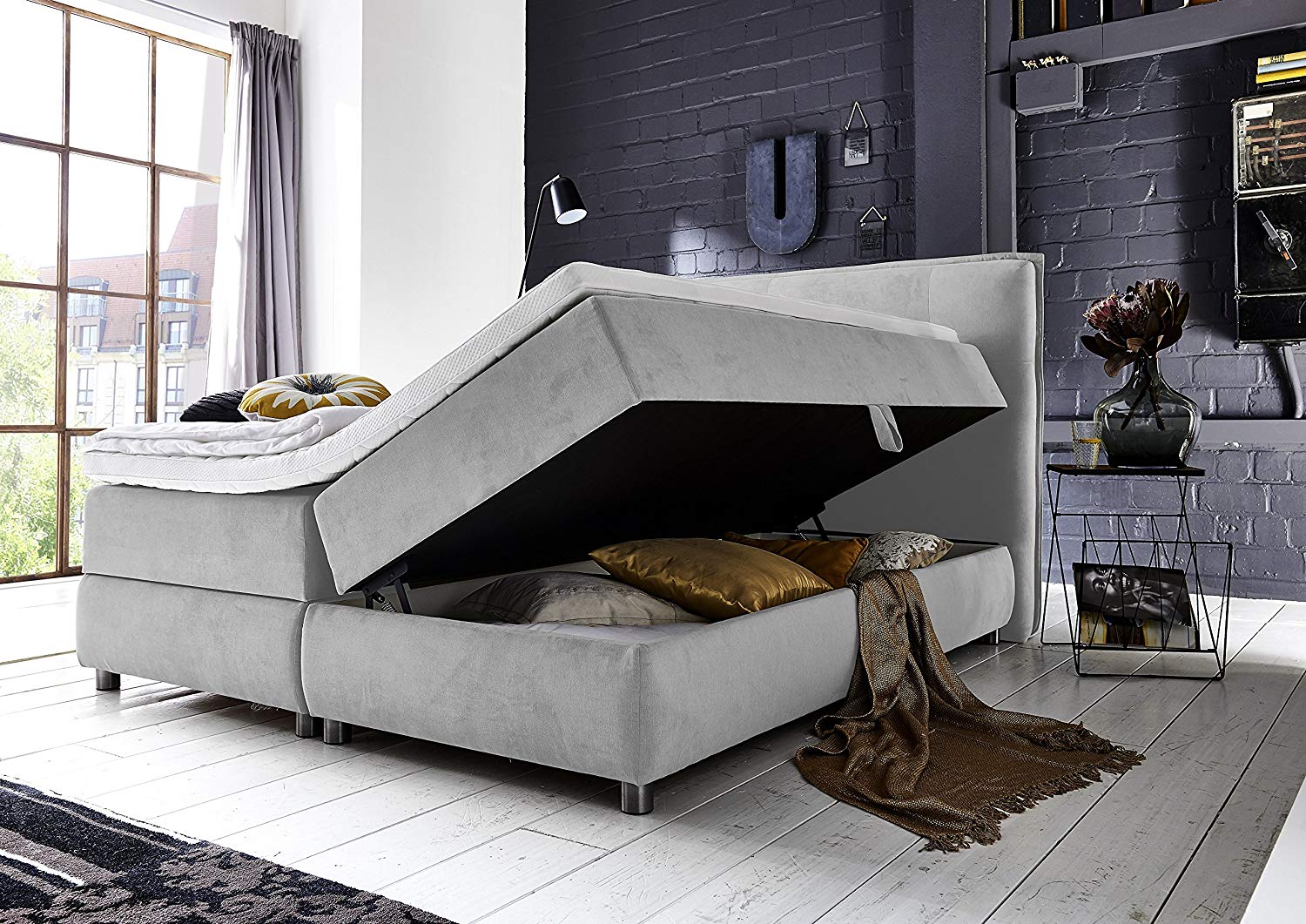 Boxspringbett mit Bettkasten Test + Vergleich 2025 ᐅ TÜV-zertifiziert